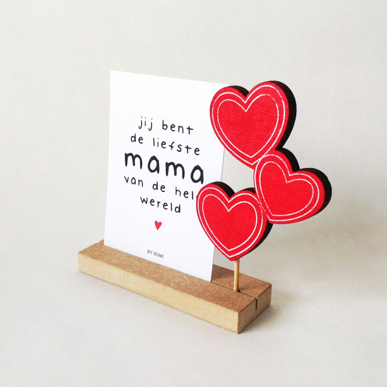 Memory Shelf voor je mooiste kaart of foto van dierbare - zwartwitshop